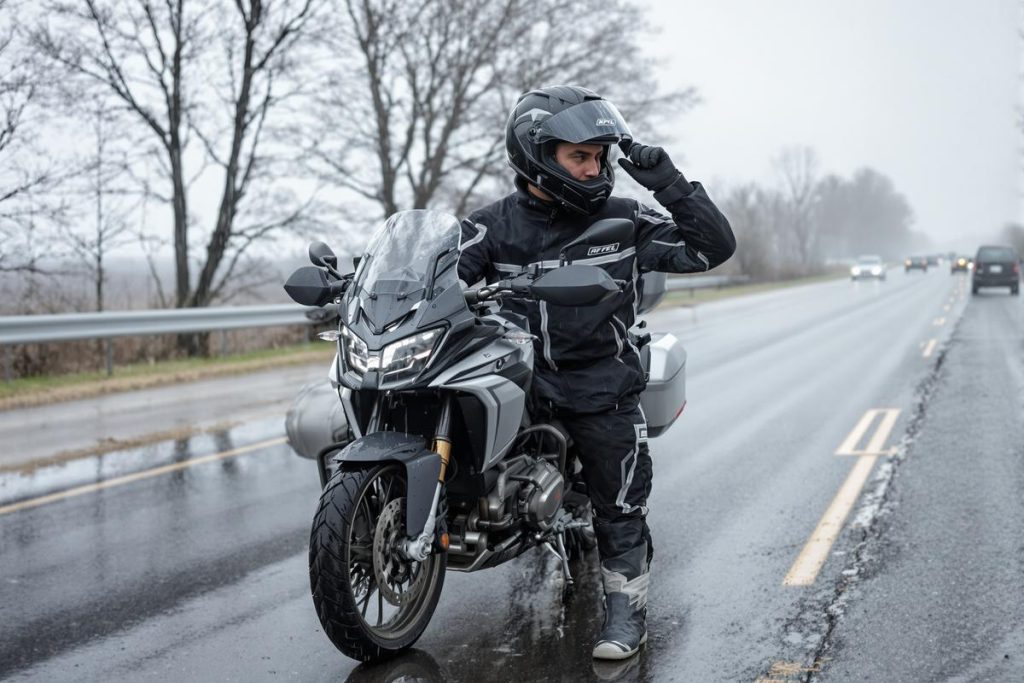 Froid, pluie, buée… La check-list INDISPENSABLE pour rouler à moto ...